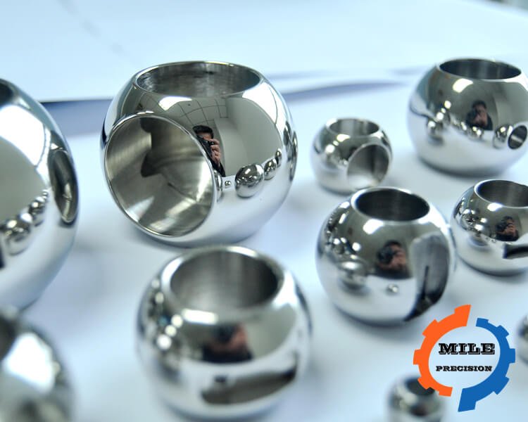 Professional custom 304 316 Stainless steel valve ball, valve stem